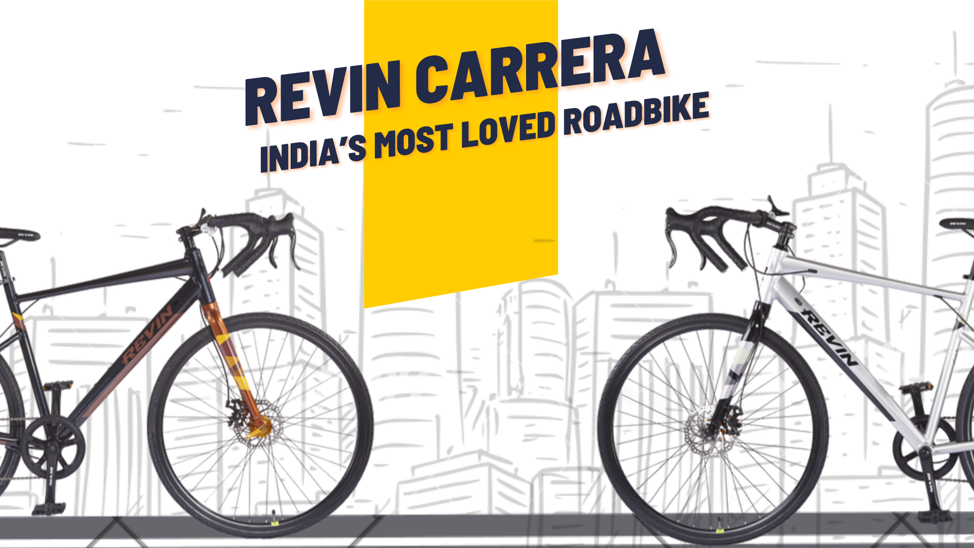Revin Carrera Roadbike | Road Cycle | Alloy Cycle | Revin Bikes | Bikecart